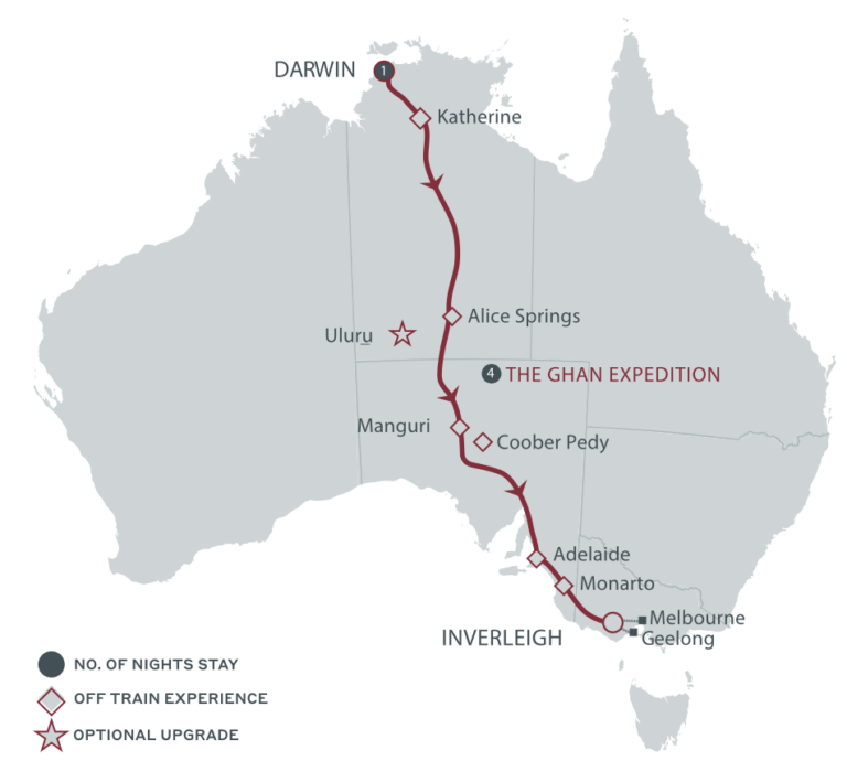 2027 Australian Rail Journeys | The Ghan, Indian Pacific & Great Southern